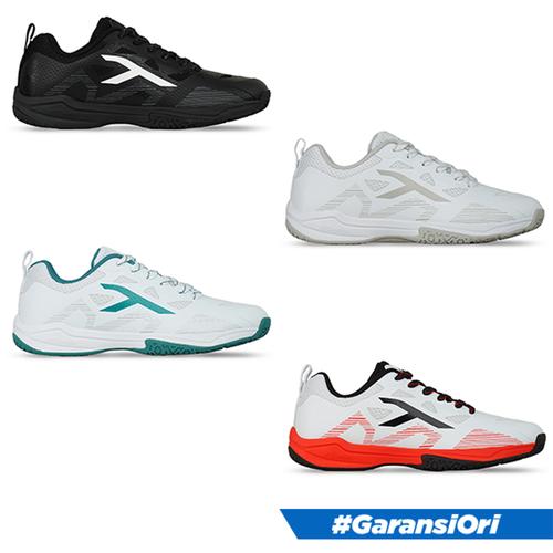 Jual Sepatu Badminton Hundred Beast Pro HBFS Original - White/Grey, 42 ...