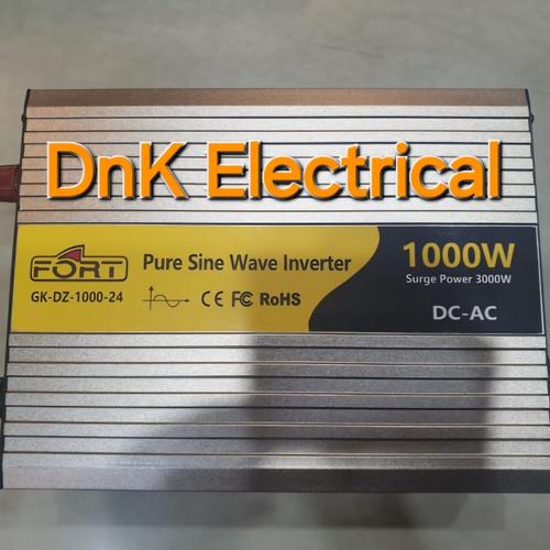 Jual Power Inverter DC to AC 1000 Watt/1000W 24VDC to 220VAC Merk Fort ...