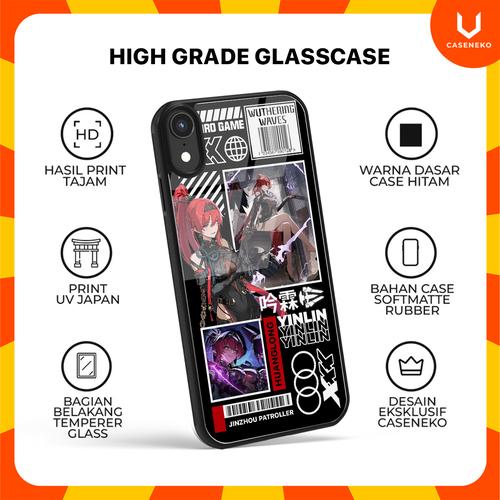 Jual Custom Case Yinlin Wuthering Wave Phone Casing HP 3 - Glasscase ...
