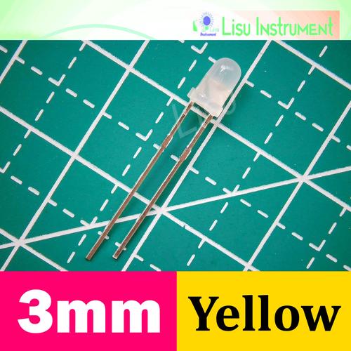 Jual Yellow 3mm Diffused LED DIP D=3mm Light Emitting Diode Kuning - Kota Depok - Lisu ...