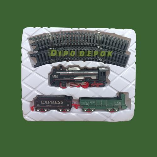 Jual Vintage Train Mainan Miniatur Kereta Api Freight Train Set Classic ...