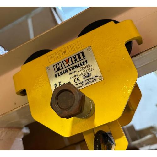 Jual Troli hoist takel manual USA plain trolley PAWELL 500kg sd 3000kg ...