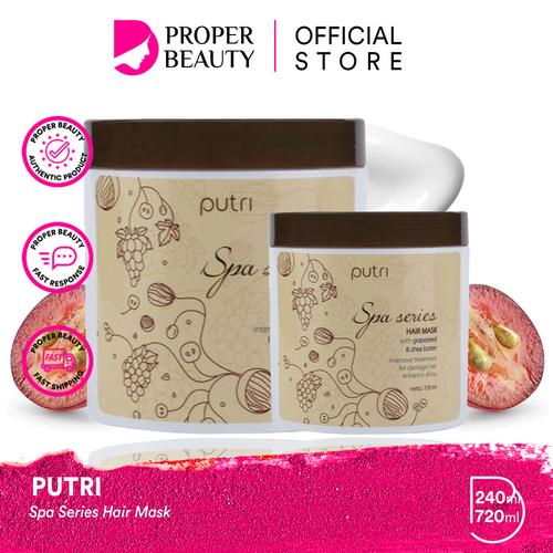 Jual PUTRI Spa Series Hair Mask Indonesia / Masker Rambut 240ml 720ml ...