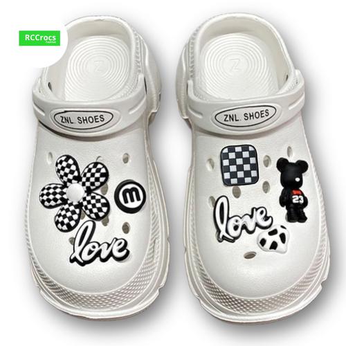 Jual RCC Charms - Crocs Jibbitz designer catur hitam putih - Hiasan ...