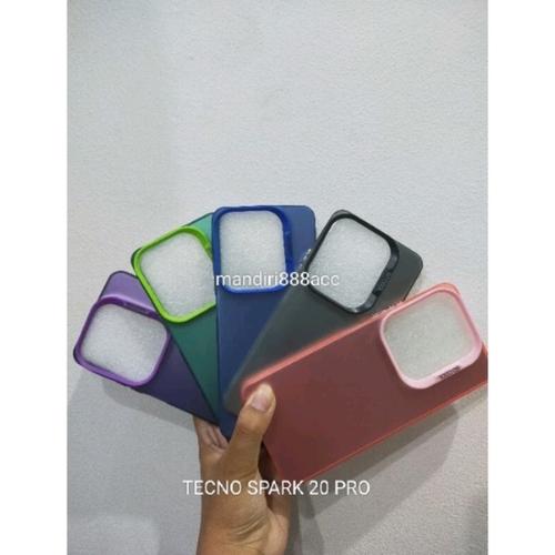 Jual TECNO SPARK 20 PRO CASING HYBRID IMD COLOR MATTE LENSA SHOCKPROOF ...