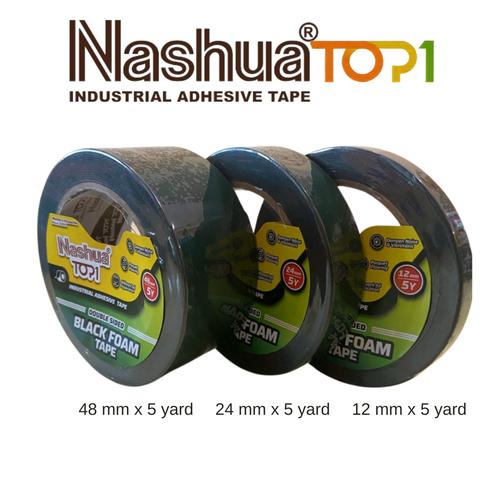 Jual Double Foam Tape Nashua TOP1 Double Tape Busa Hitam Nashua TOP1 ...