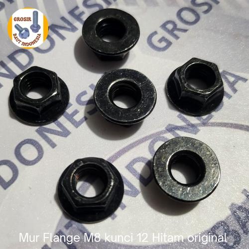 Jual Mur Flange M8 kunci 12 Hitam original - Kota Bekasi - Grosir Baut ...