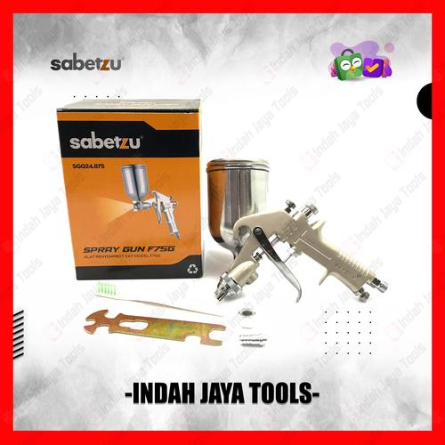 Jual SABETZU Spray Gun F75G Tabung Atas - Alat Semprot Cat Spraygun F75 ...
