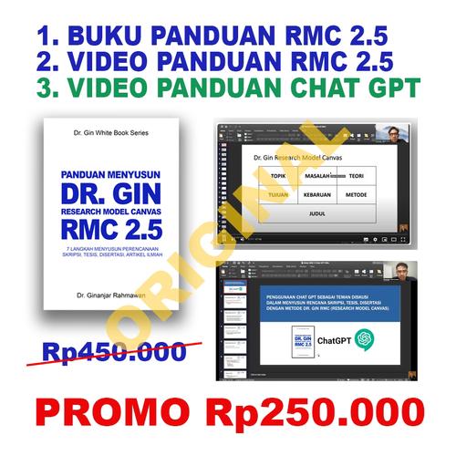 Jual Buku + Video RMC 2.5 & Video Chat GPT - Kab. Sukoharjo - DrGin | Tokopedia