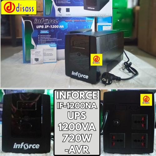 Jual UPS INFORCE IF-1200NA 1200VA AVR - Disass Jogja - Kota Yogyakarta ...