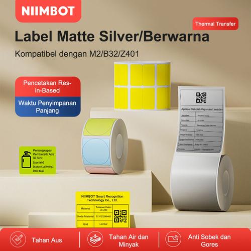 Jual Kertas Label Warna Eksklusif Niimbot M2 Anti Air Anti Minyak Anti ...