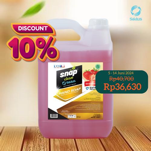 Jual Siklus Handsoap Strawberry 4 L + Jeriken by Snap Clean - Jakarta Selatan - Siklus Official ...