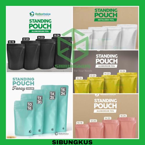Jual STANDING POUCH ALUMINIUM FOIL PLASTIK KEMASAN ALUMUNIUM MAKANAN ...