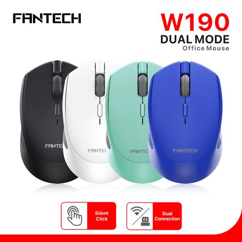 Jual Fantech Wireless Bluetooth Mouse W190 Dual Mode - Putih - Jakarta ...