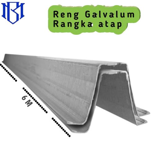 Jual Reng Besi Galvalume 6M / Reng Baja Ringan Rangka Atap - 0,30mm - 0 ...