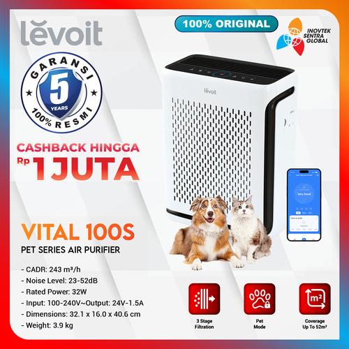 Promo Levoit Vital 100S Air Purifier Pet Care True HEPA Filter Garansi Resmi - VITAL 100S Cicil ...
