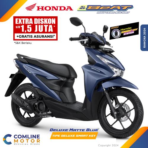 Promo COMLINE-Sepeda Motor All New Honda Beat Deluxe Smart Key - Matte ...