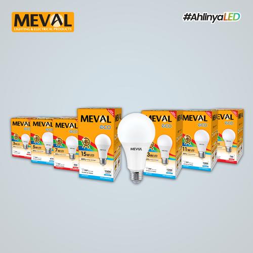 Promo MEVAL Lampu Bohlam LED Bulb ECO - 5W Putih - Kota Tangerang ...