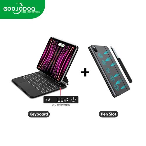 Promo Goojodoq Magic Keyboard Gen 4 Case For iPad Pro 11" & Air 4 5 Ipad Pro 11 2021 - Gen 4 ...