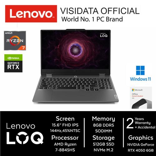 Promo Lenovo LOQ 38ID Ryzen 7-8845HS 8GB 512GB RTX4050 15.6"FHD 144Hz ...