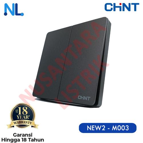 Jual Flush Switch CHINT 2 Gang 1 Way (10A 250V) NEW2-M003 - Kota Surabaya - Nusantara Listrik ...