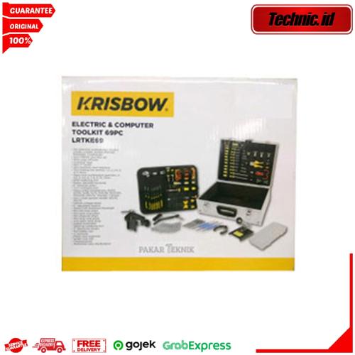 Jual Krisbow Lrtke69 Set 69 Pcs Electric & Computer Tool kit Set ...