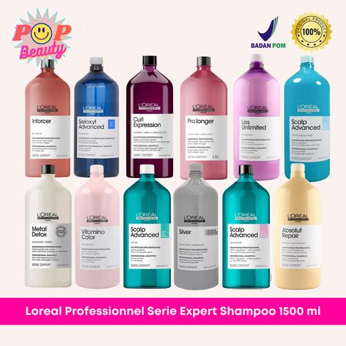 Jual Loreal Serie Expert Shampoo 1500 ML Vitamino Color Silver Serioxyl ...
