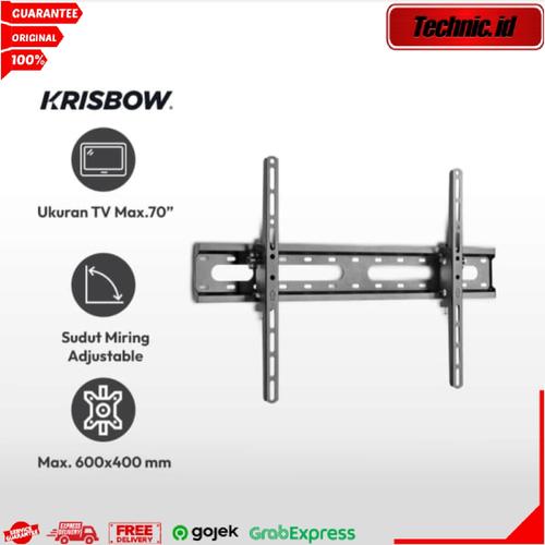 Jual Krisbow Bracket Tv Dinding Tilt 37 42 43 50 60 70 Inci Braket TV ...