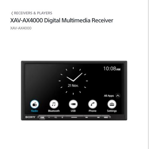 Jual Sony AX4000. Doubledin. 2din. head unit. 6.95 inch. applecarplay ...