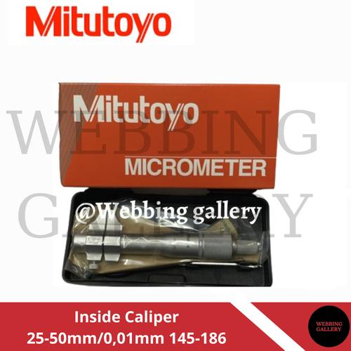 Jual Mitutoyo Inside Caliper 25-50mm/0,01mm 145-186 Original Japan ...