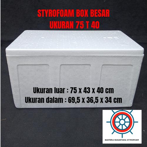 Jual styrofoam box AG 75 Tinggi 40 polos - Kota Tangerang Selatan ...