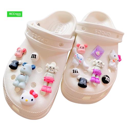 Jual RCCrocs Charms - Crocs Jibbitz karakter Kaws x Bearbrick full ...