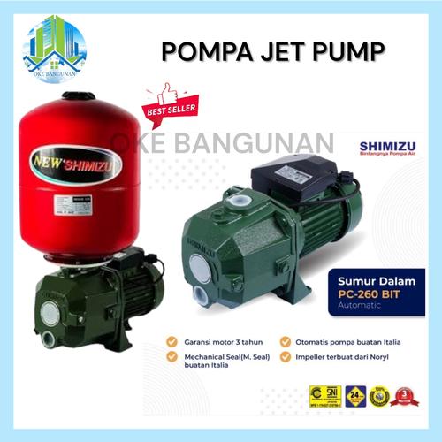 Jual pompa air jet pump shimizu 260 bit mesin air sumur dalam jet pam ...