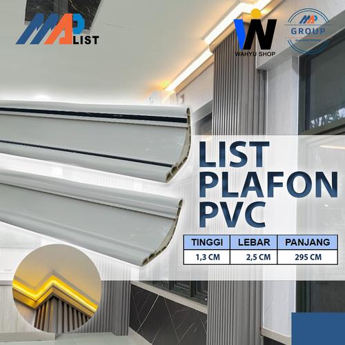 Jual PVC List Lampu Plafon / Lighting Ceiling Top Corner Led / MAP List ...