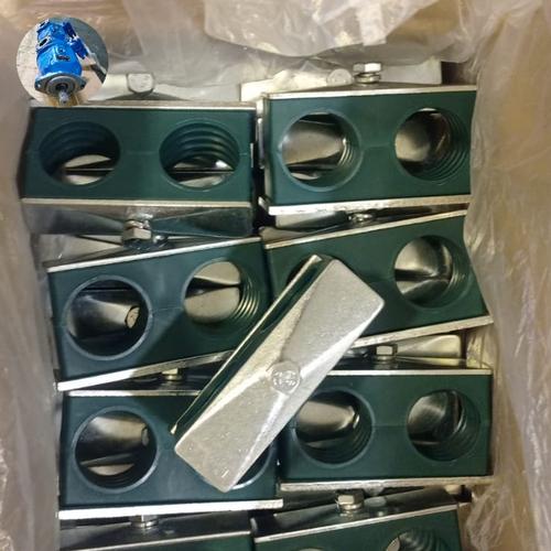 Jual CLAMP PIPA TUBING DOUBLE LUBANG 6MM / KLEM PIPA DOUBLE TUBING ...