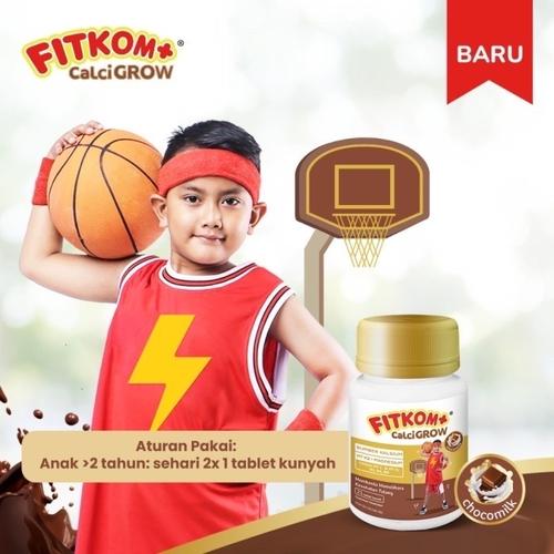 Jual Fitkom CalciGROW 2Tahun Tablet Hisap Kunyah Vitamin Tinggi Badan ...
