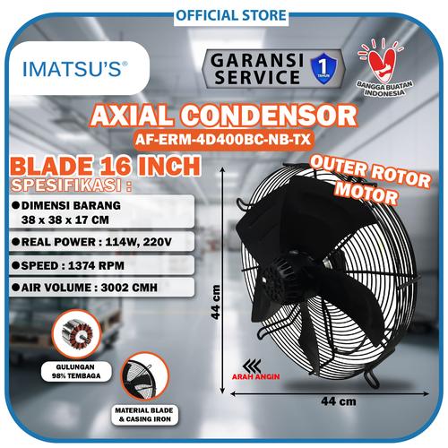 Promo Axial Fan 16 Inch 380V Fan Condensor Fan Chiller Kipas Condenser ...