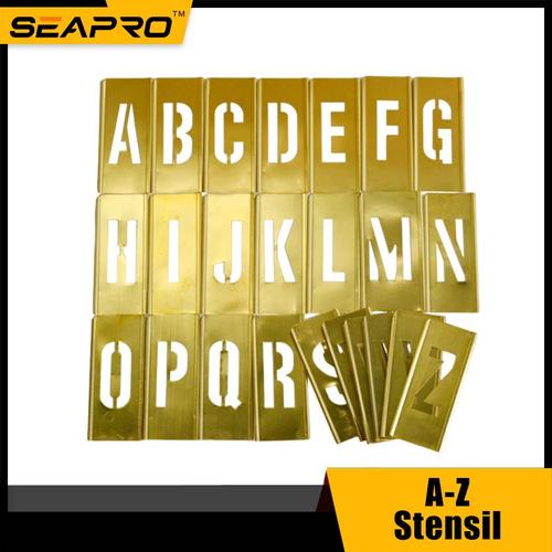 Jual Stensil Kuningan untuk Cat Stensil Yang Untuk Huruf - 2.5" (60mm ...