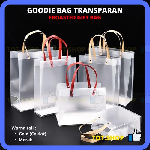 Jual Goodie Bag Transparan Froasted Gift Bags Tas Souvenir, Kado ...