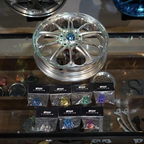 Jual Baut titanium SWI Mur Dop Velg Belakang Vespa sprint primavera Lx ...