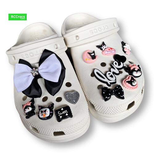 Jual RCC Charms - Crocs Jibbitz Karakter Kuromi Black Pink - Hiasan ...
