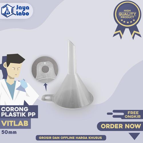 Jual VITLAB CORONG PLASTIK PP 50mm ( 5CM ) FUNNEL 5 cm - Kota Surabaya - JAYA LABO | Tokopedia