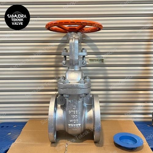 Jual GATE VALVE KITZ 5" INCH ANSI 150 DN125 FLANGE CLASS 150 WCB ...