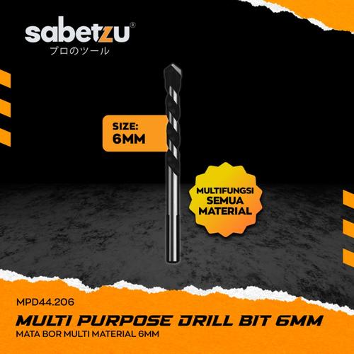 Jual SABETZU Mata Bor Multi Meterial Multi Fungsi Mata Bor 6mm Besi ...