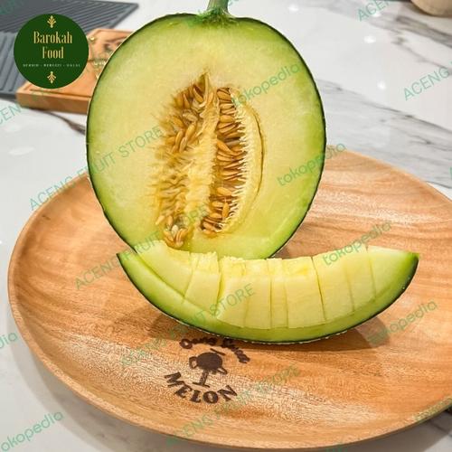 Jual BUAH MELON GREEN MARAKAITO | MELON JEPANG MARAKAITO SUPER MANIS ...
