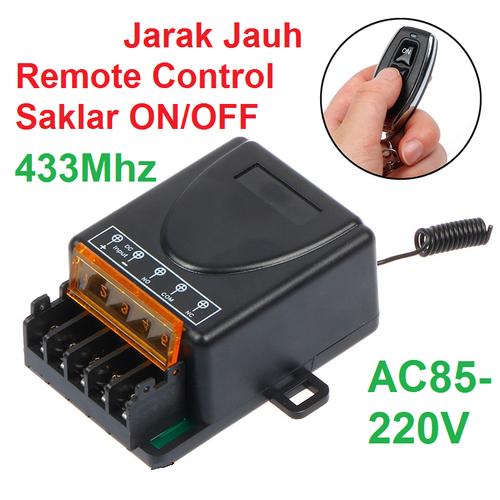 Jual Modul Saklar Remote Pengendali Jarak Jauh AC85-220V 433Mhz Rumah ...