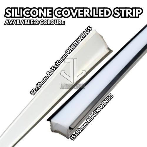 Jual HOUSING SILICON COVER LED STRIP MODEL U PANJANG METERAN 12X10 ...