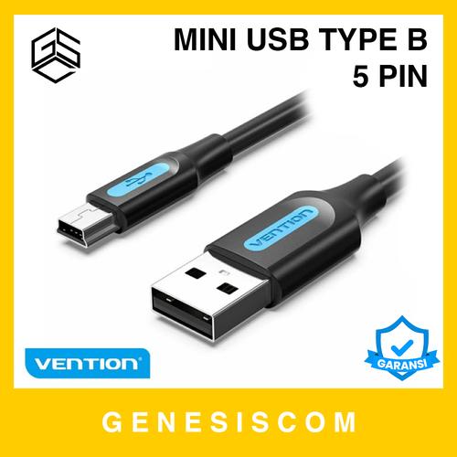 Jual Kabel Mini USB Type B 5 pin to USB VENTION 1,5M/1.5M - 1.5 Meter ...