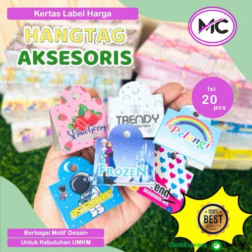 Jual Kertas Label Gantungan Aksesoris Hangtag Harga Kotak Hang Tag ...