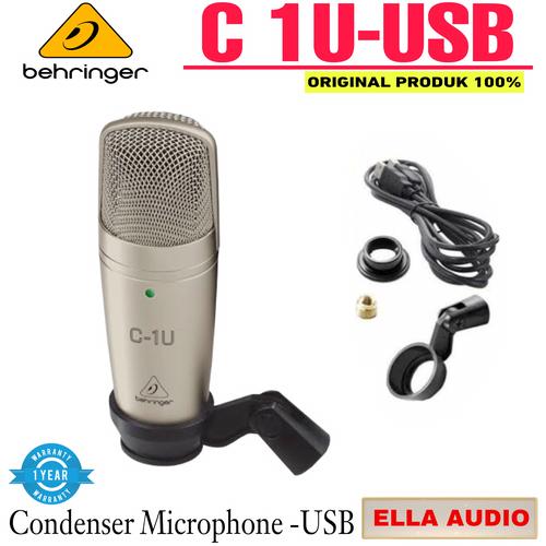 Jual Behringer C1U USB Microphone Condenser Behringer C-1u Usb - Jakarta Pusat - ELLA AUDIO ...